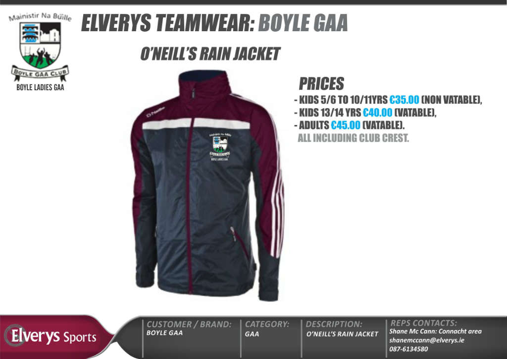 Boyle GAA gear for purchase – Boyle Today | Your News, Your Town ...